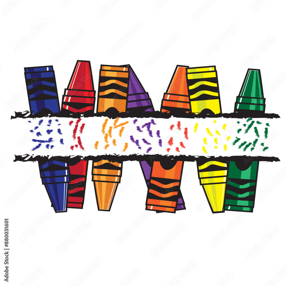 Crayon Split Monogram Svg, crayon svg, teacher svg, school svg, apple ...