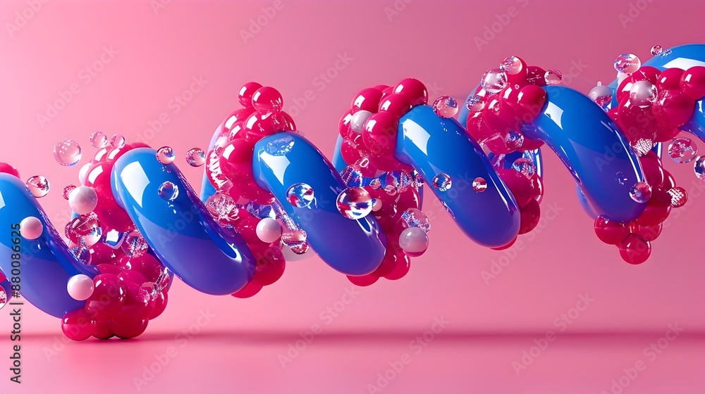 Breakdown of Genetic Code Showing Codons and Amino Acids on Pastel or ...