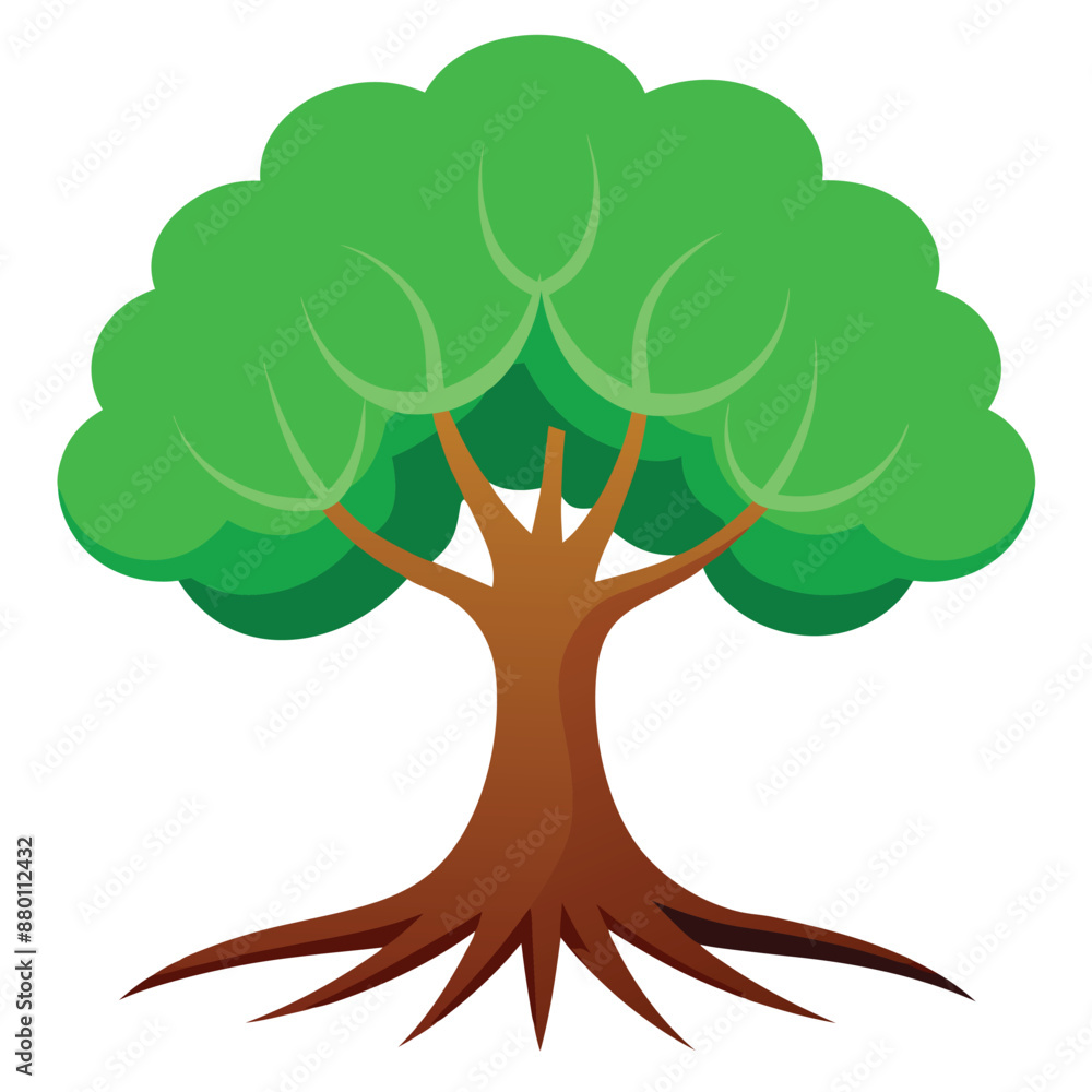 Cartoon Tree and Dragon Vector Illustrations - Clipart and Line Art ...