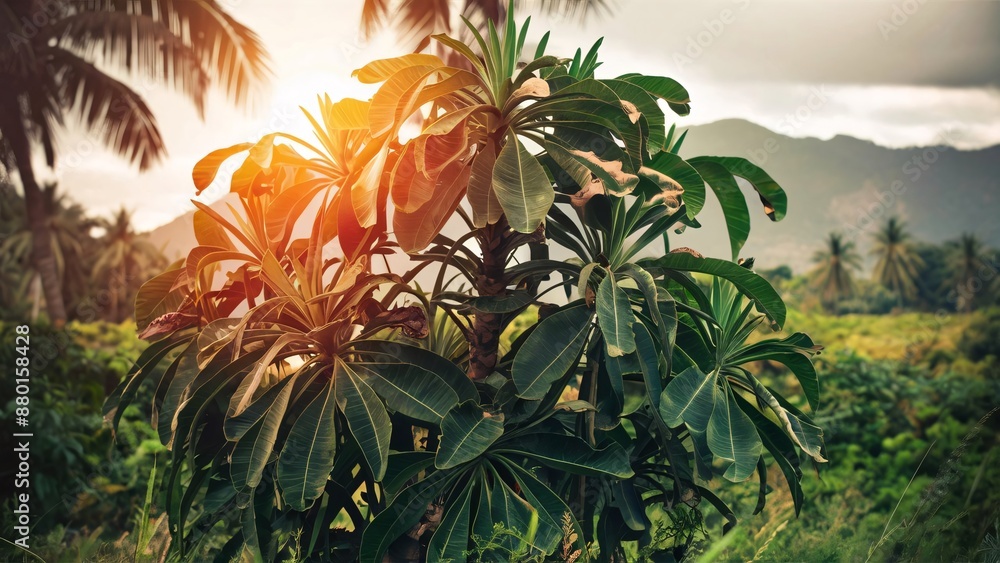 Kava (Piper methysticum) "A Pacific Island plant known for its calming ...