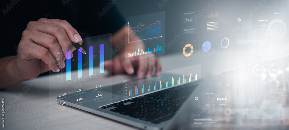 innovative business dashboards data analysis kpi financial digital erp ...