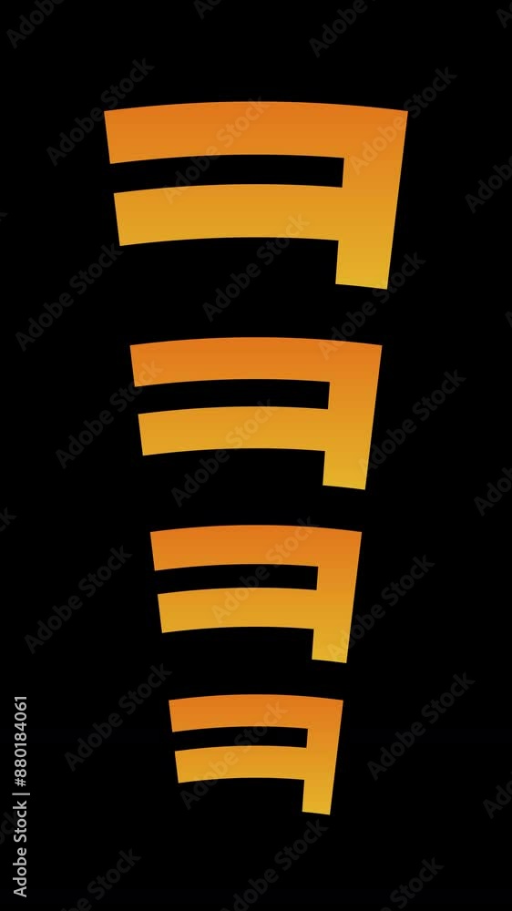 Vertical korean laugh effect ha ha ha speech expression text animation ...