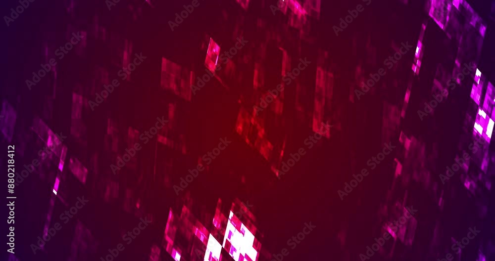 Cyberspace digital particles data concept background 4K. Abstract ...