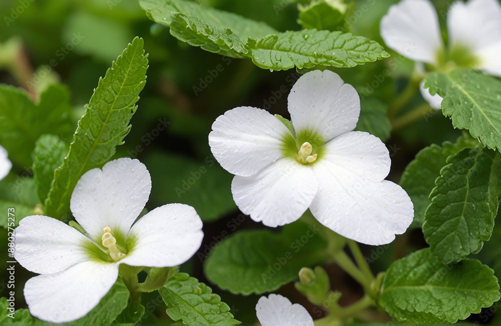 Bacopa monnieri, herb Bacopa is a medicinal herb on natural background ...