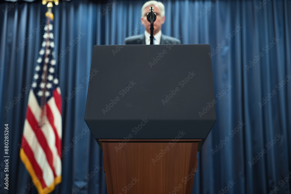 who is going to be the next us president, man standing behind ...