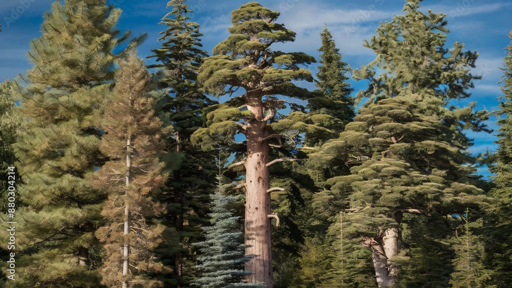 Conifers (various species) "Conifers, including pines, firs, and ...