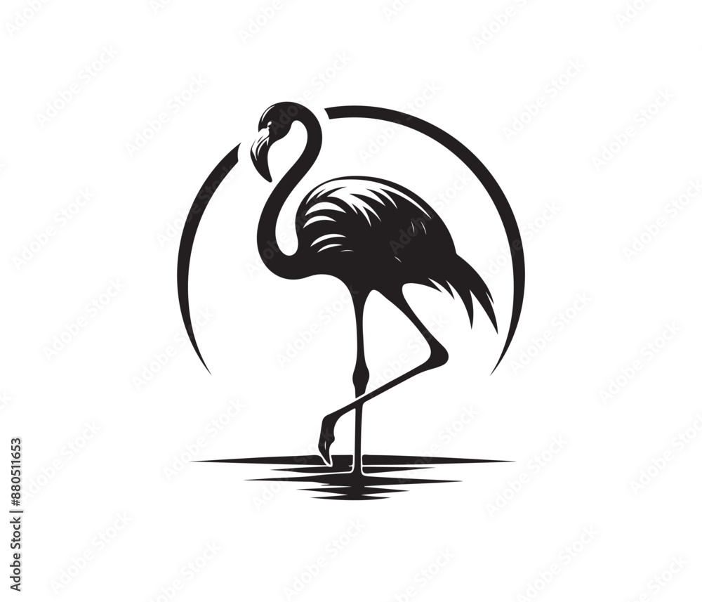 flamingo vector design,awesome flamingo svg,high resolution printable ...