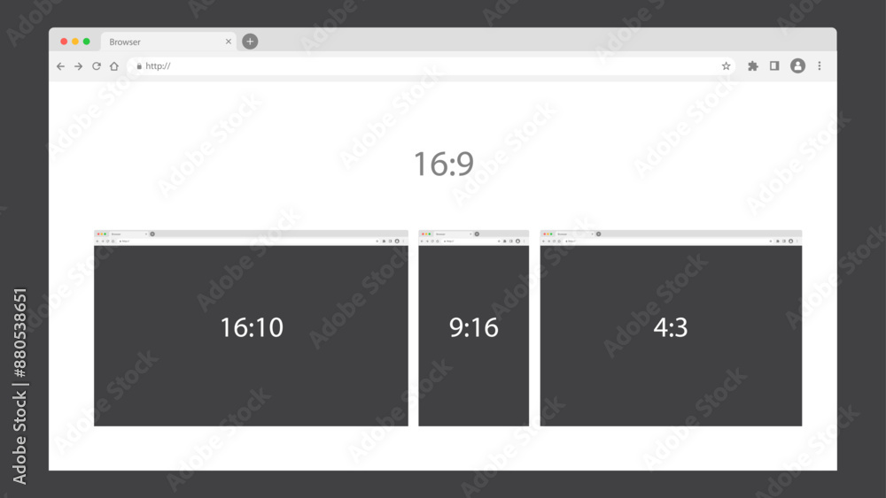 Responsive Web Design Laptop computer and Mobile size Browser Design ...