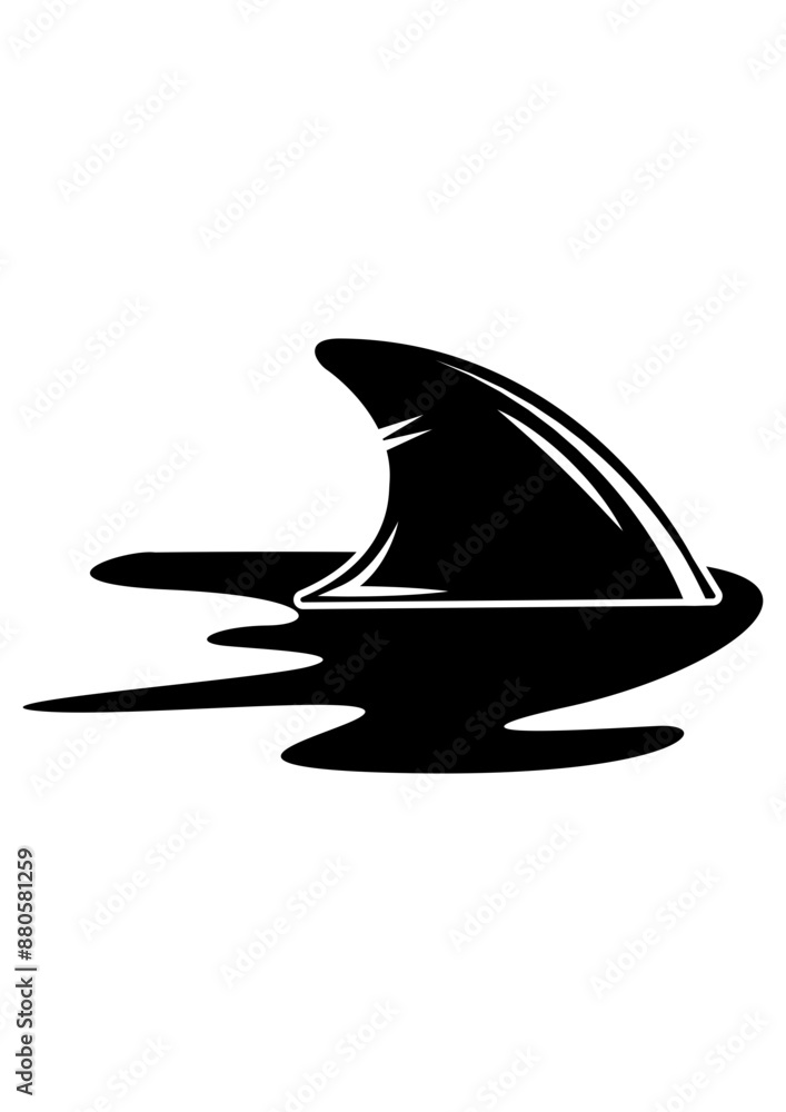 Shark Fin | Sea Monster | Wild Animal | Predator Fish | Fishing Outdoor ...