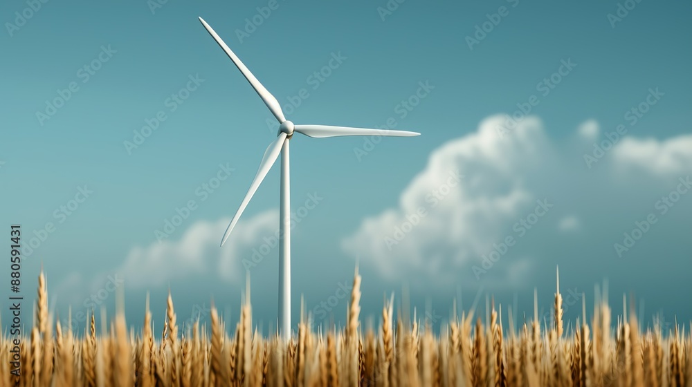 Artwork depicting renewable energy entrepreneurship, showcasing ...
