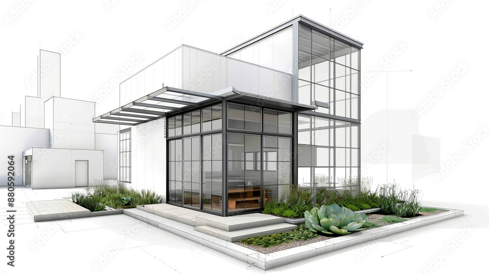 Diagrams explaining the benefits of green roofs and urban gardens ...