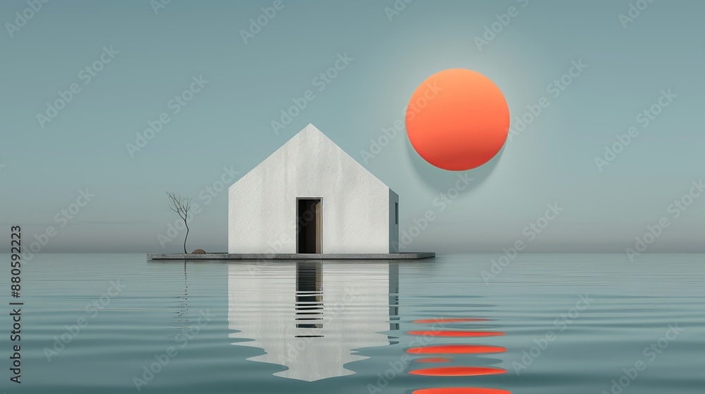 Artistic representations of climate refugees and migration due to ...