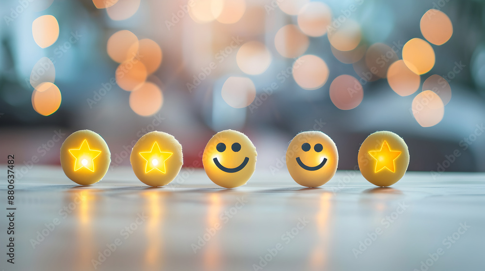 World smile day yellow smiley face emoji background banner with copy ...