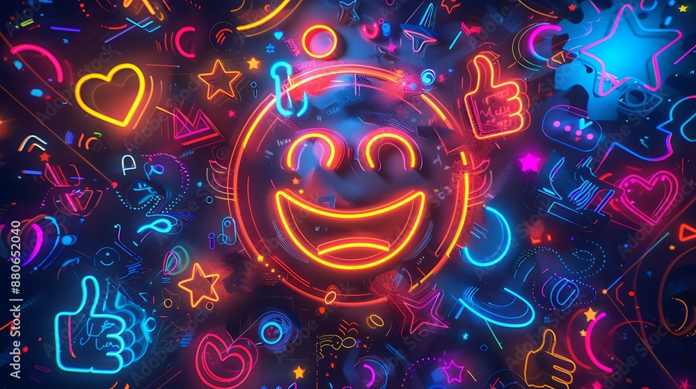 "Creating a Smiley Face Emoji: A Step-by-Step Image Design Guide" Stock ...