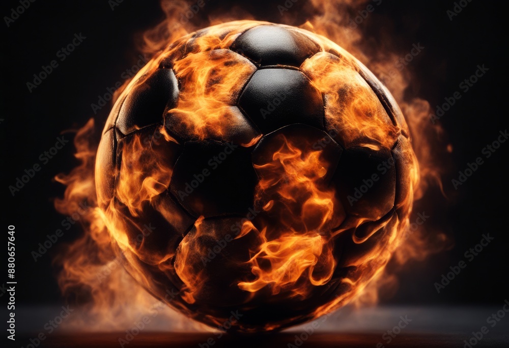 fire ball flames background soccer black burning burn illustration hot ...