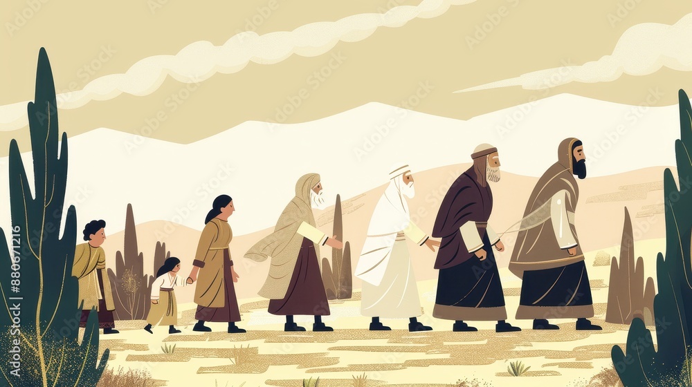 Genesis : The Covenant of Circumcision , Biblical Illustration of ...