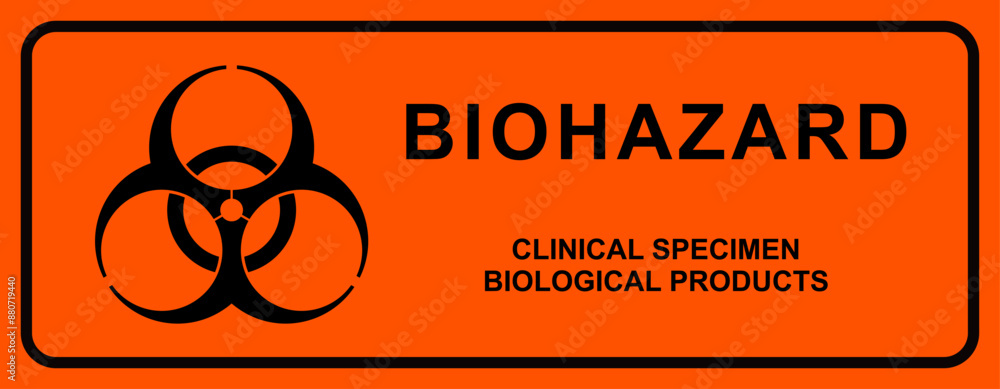 Biohazard Vector Sign Illustration. Biohazard warning illustration ...