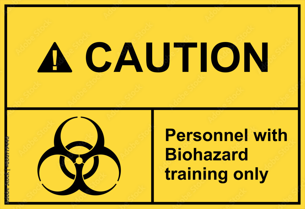 Biohazard Vector Sign Illustration. Biohazard warning illustration ...