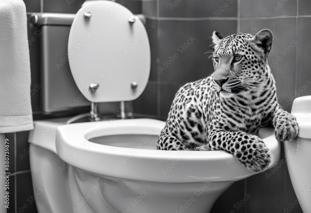 zoo wildlife quirky adorable illustration wild privies restroom humor ...