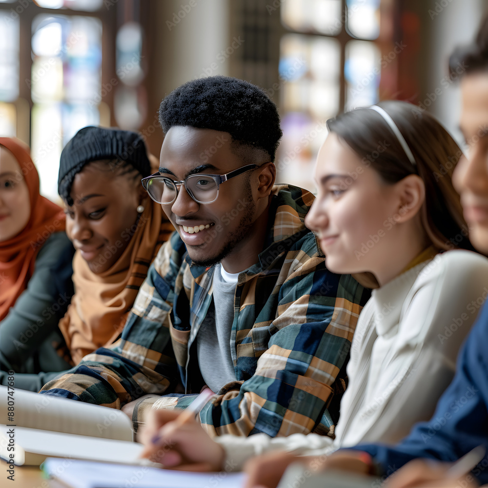 College students on campus create a lively and dynamic atmosphere as ...