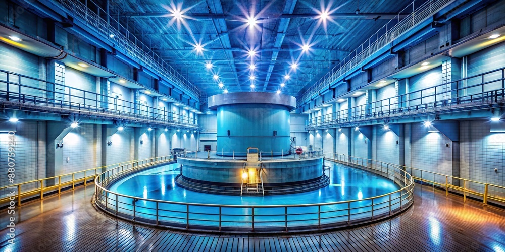 Underground cooling system of a nuclear reactor at a nuclear power ...