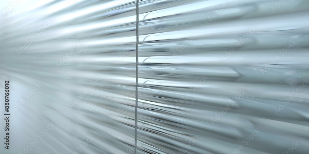 Reeded Glass with Pleated Corrugated Design A Modern Aesthetic. Concept ...