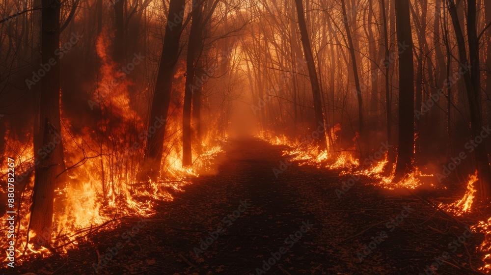 Deforestation, fire, and forests for climate change, calamity, and ...