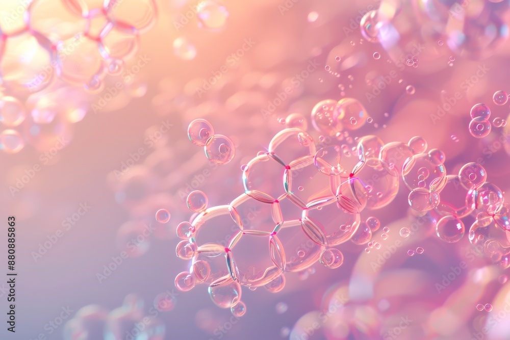 minimalist 3D visualization of nanoscale drug delivery systems or ...