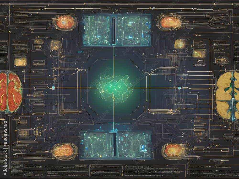 Neuromodulation Nexus: Precision Brain Tuning. Cutting-edge frame ...