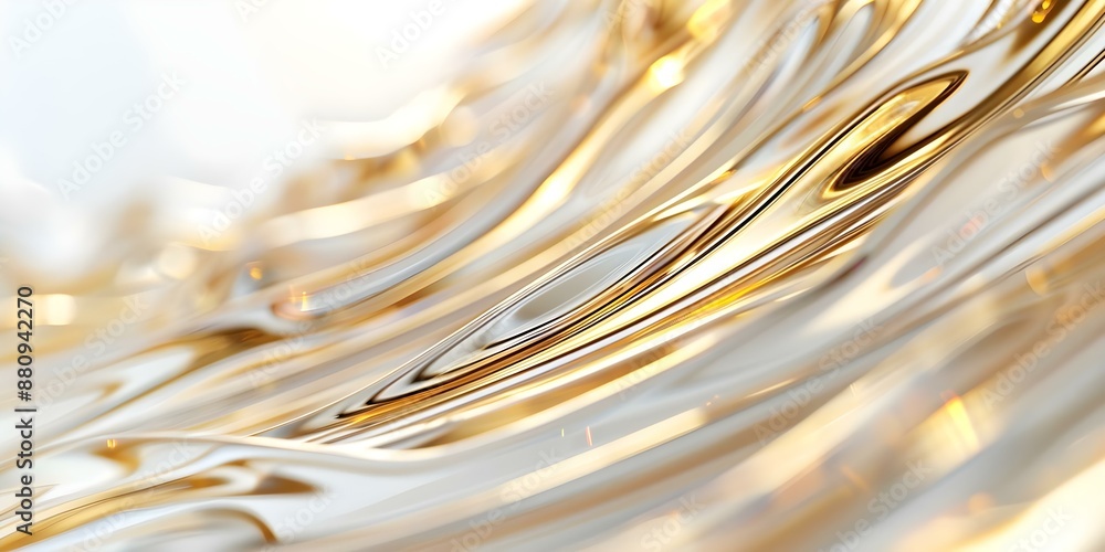 Creating Symbolic Concepts Using Abstract Fluted Glass Effect Art in a ...