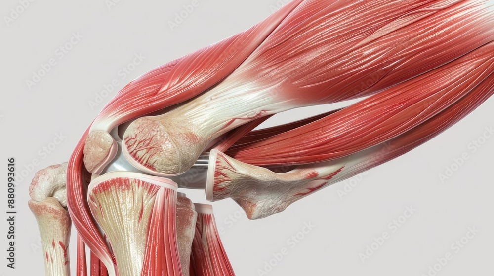 Realistic 3D model of the human elbow joint, Human Body Anatomy, elbow ...