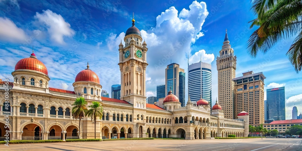 Sultan Abdul Samad Building at Merdeka square Kuala Lumpur Malaysia ...