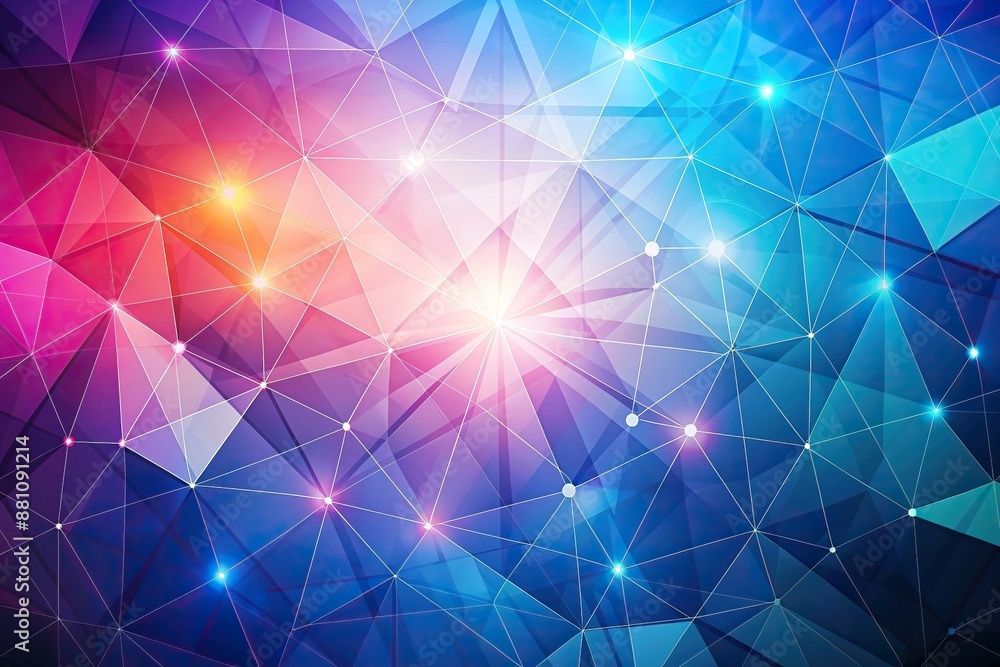 Abstract geometric backgrounds full color polygon background ...