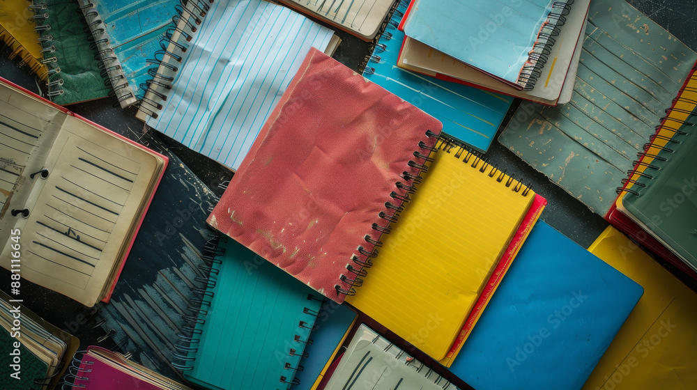 Top View Composition: The scene is captured from above, providing a ...