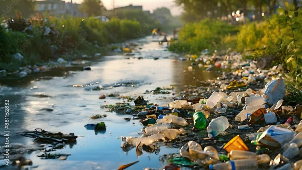 Environmental and ecological risks of river pollution caused by plastic ... Environmental and ecological risks of river pollution caused by plastic ...