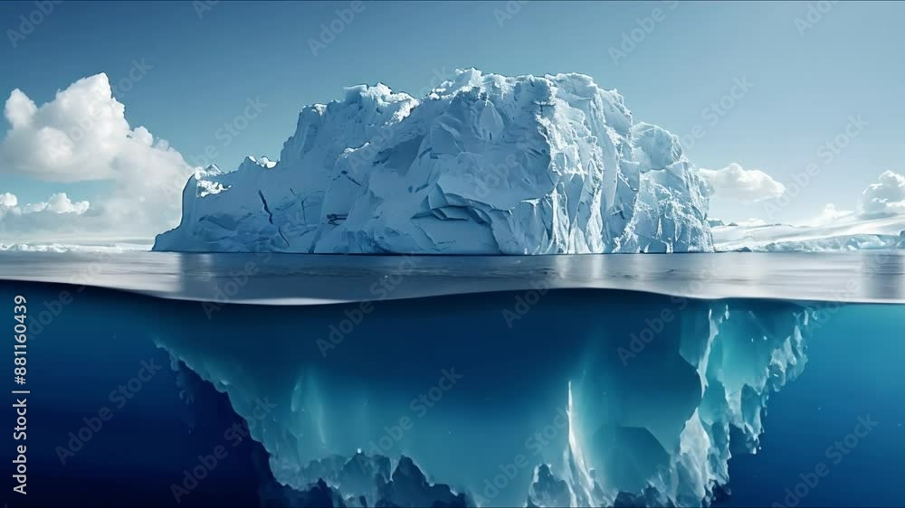 Global warming threatens glaciers icebergs and oceans highlighting ...