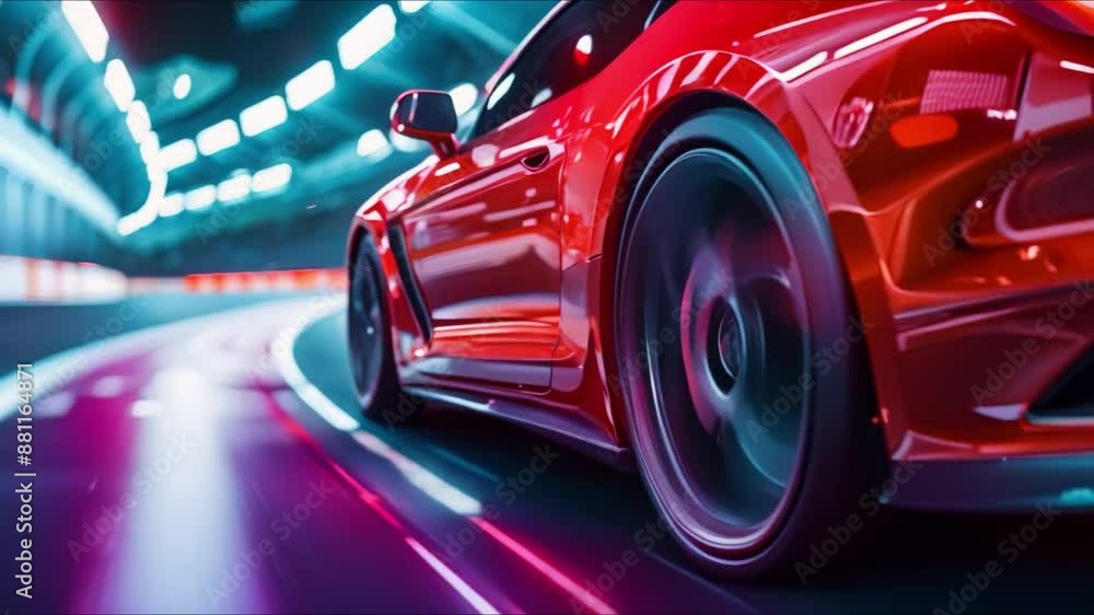Race car posters and banners for a dynamic and exciting atmosphere ...