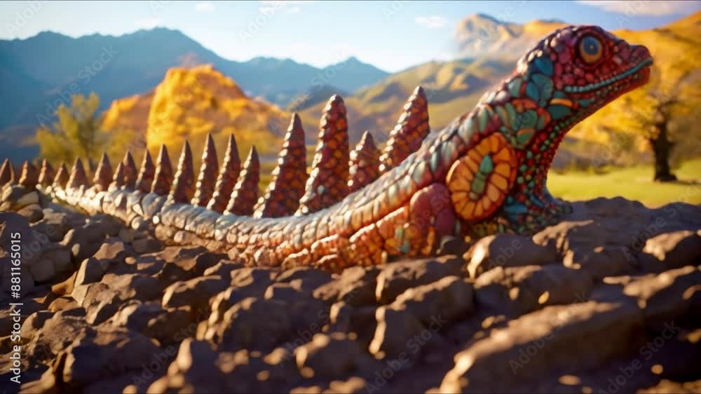 Australian Aboriginal Dreamtime Creation Story: Colorful Serpent ...