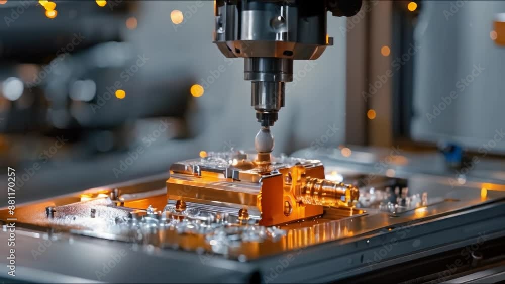 CMM machine used for measuring injection mold parts for quality control ...