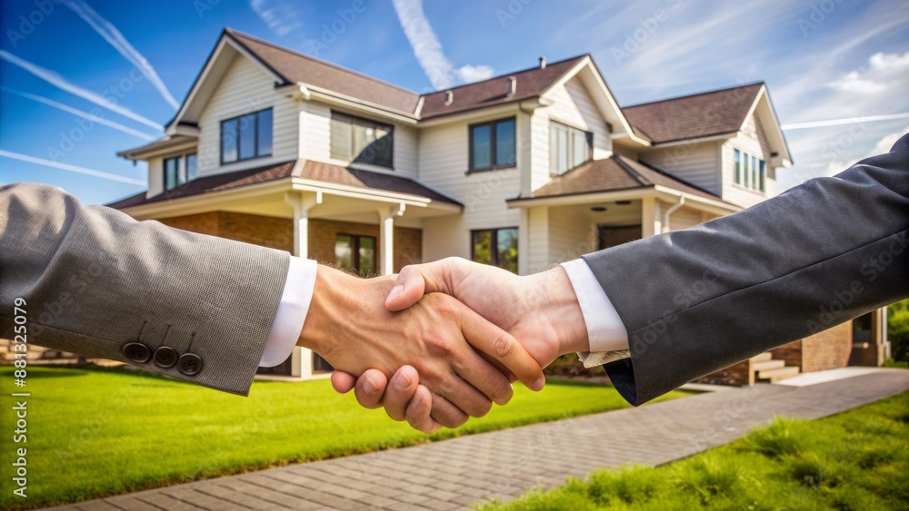 Modernly designed newly built luxury house with finished construction ...