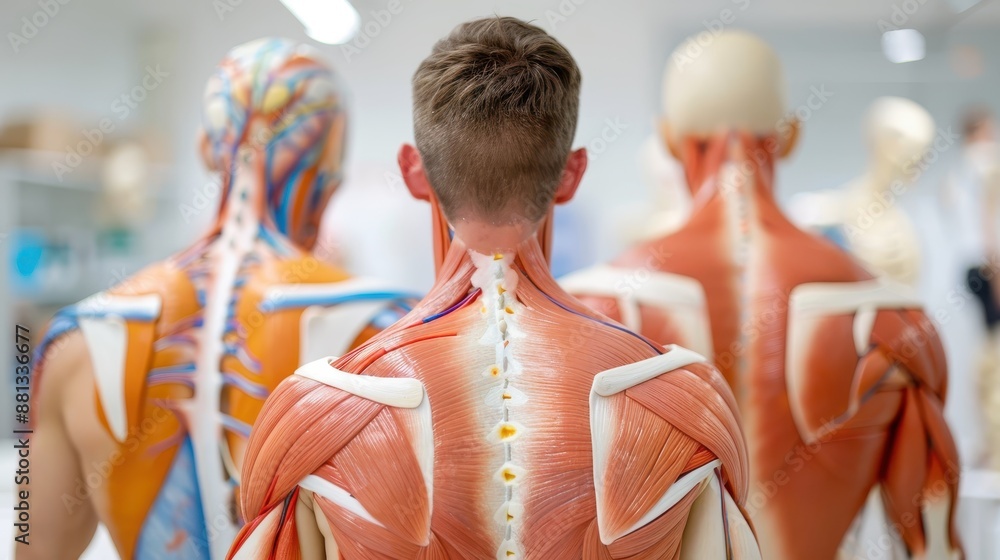 This image provides a comprehensive look at the human muscular anatomy ...