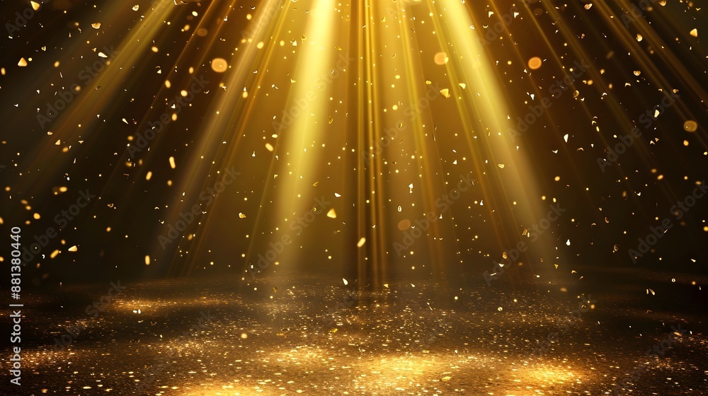 Backdrop gold color Spotlights For Flyers Banner and Backgrounds ...