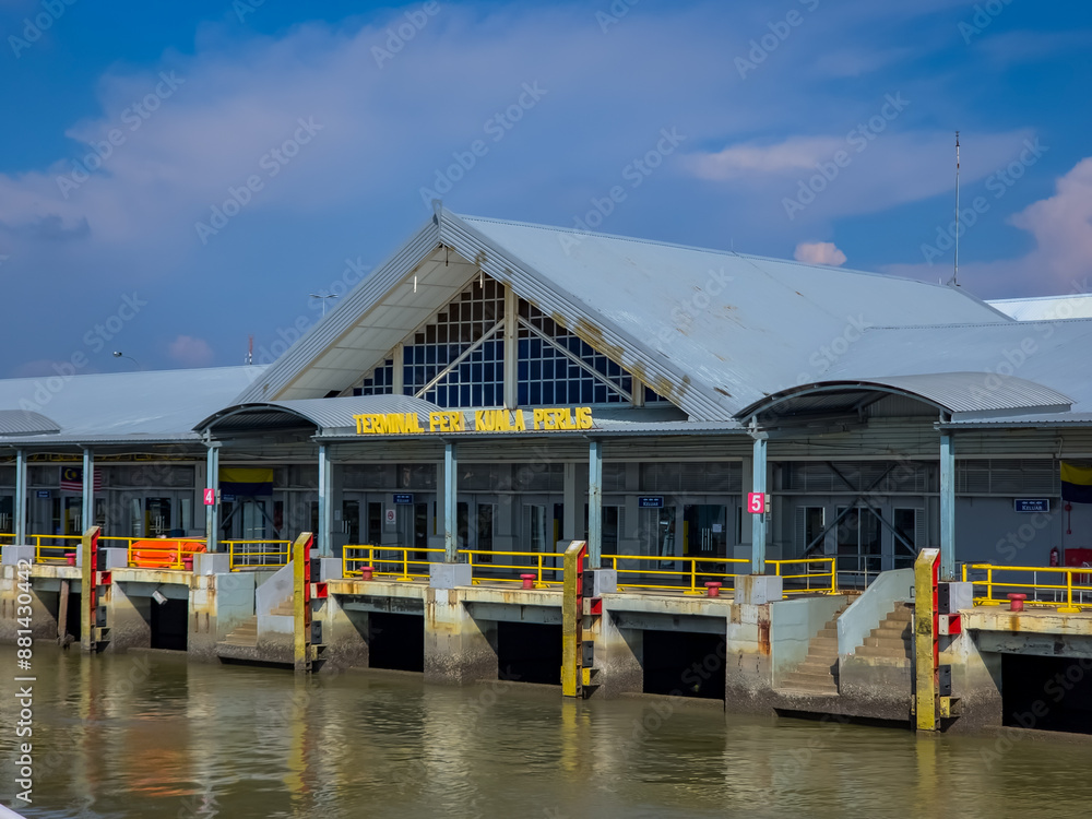 Langkawi, Malaysia - July 15, 2024: Front exterior view of the Kuala ...