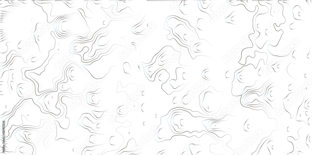 Topographic map background geographic line map with elevation ...