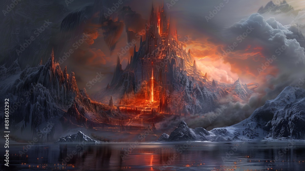 "Mordor" is a fictional location from J.R.R. Tolkien's Middle-earth ...