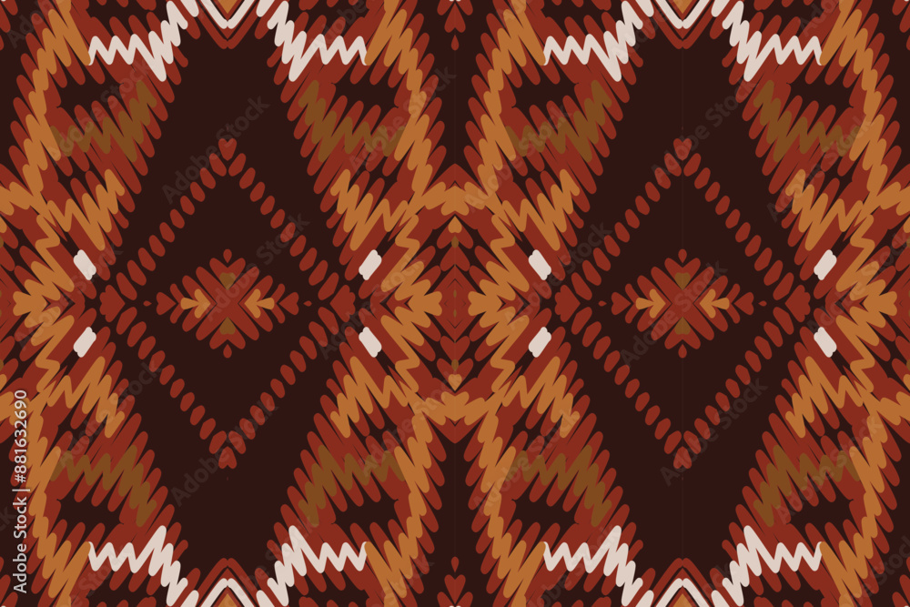 Mexican ethnic pattern, geometric seamless background, vector tribal ...