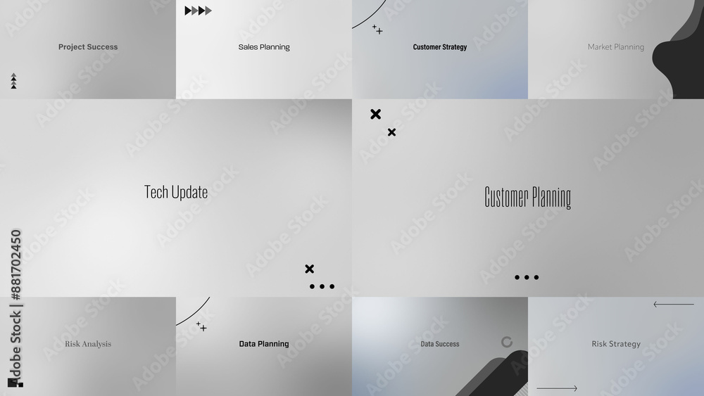 Clean Text Pack | 10 Motion Titles with Control Panels Stock Template ...
