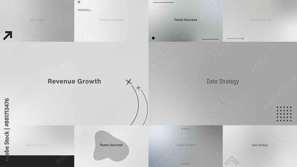 Minimalist Elegant Pack | 10 Motion Titles with Control Panels Stock ...