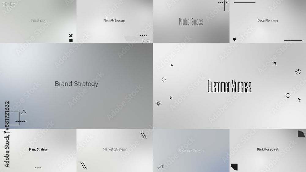 Modern Elegant Titles | 10 Motion Titles with Control Panels Stock ...