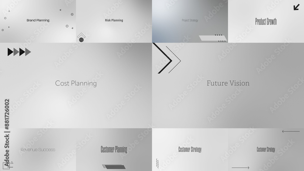 Modern Text Pack | 10 Motion Titles with Control Panels Stock Template ...